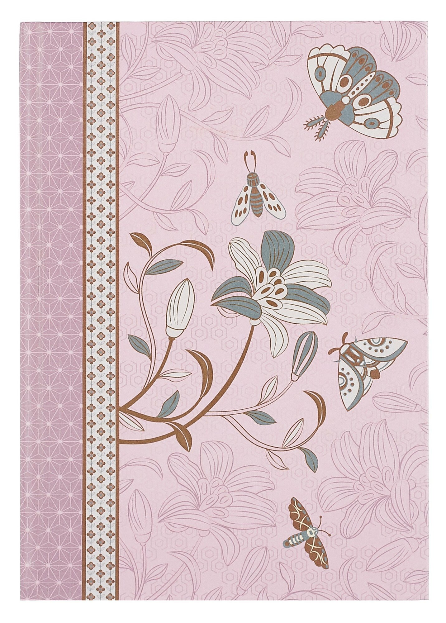 Книга для записей A5 96л кл. "Muse" тв. переплет, Hatber