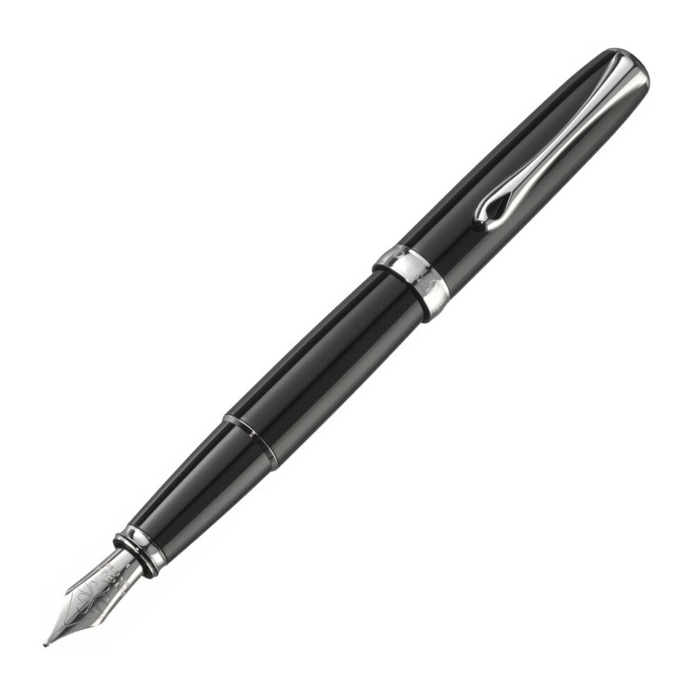 Diplomat D40202023 Перьевая ручка diplomat excellence a2, black lacquer ст (перо f)