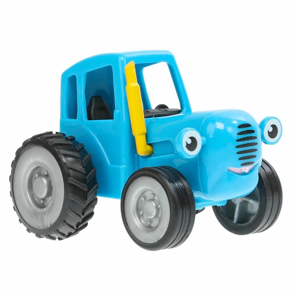 Машинка фигурка Синий Трактор , 6 см