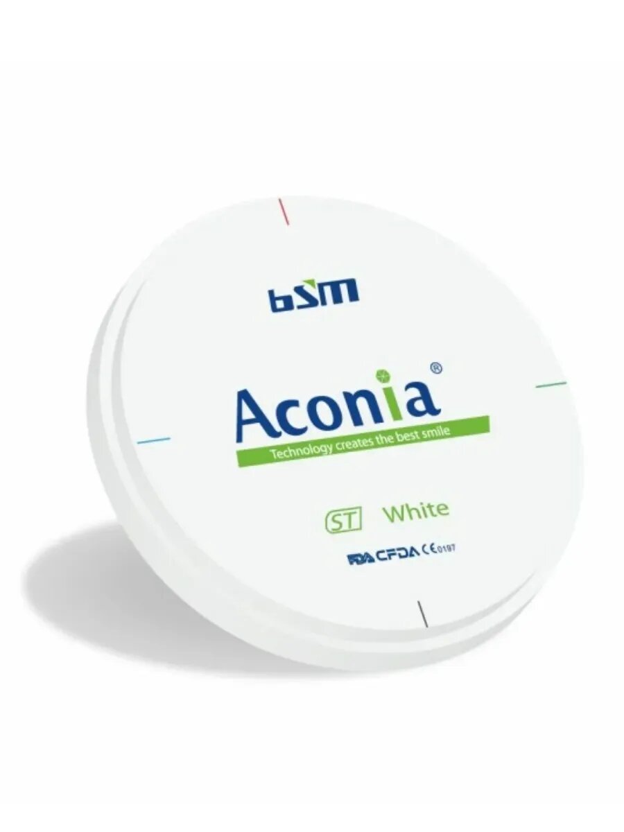 Диск из диоксида циркония Aconia, белый ST, размер 98х14