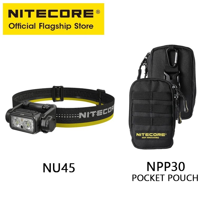 NITECORE NU45 USB-C налобный фонарь 1700 люмен with npp30