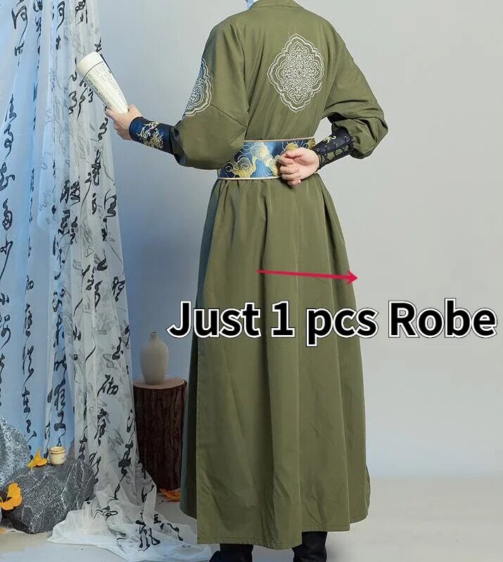 Мужской халат Ханьфу Z0086 CN Zhejiang большой размер 4XL, 1 pcs Robe