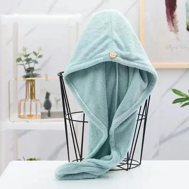 Полотенце с капюшоном микрофибра, цвет Green