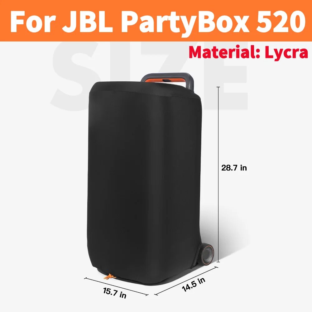 Пылезащитный чехол для колонок JBL PartyBox 1000/720/710/520/320/310/120/Ultimates, черный, дорожный защитный чехол для хранения