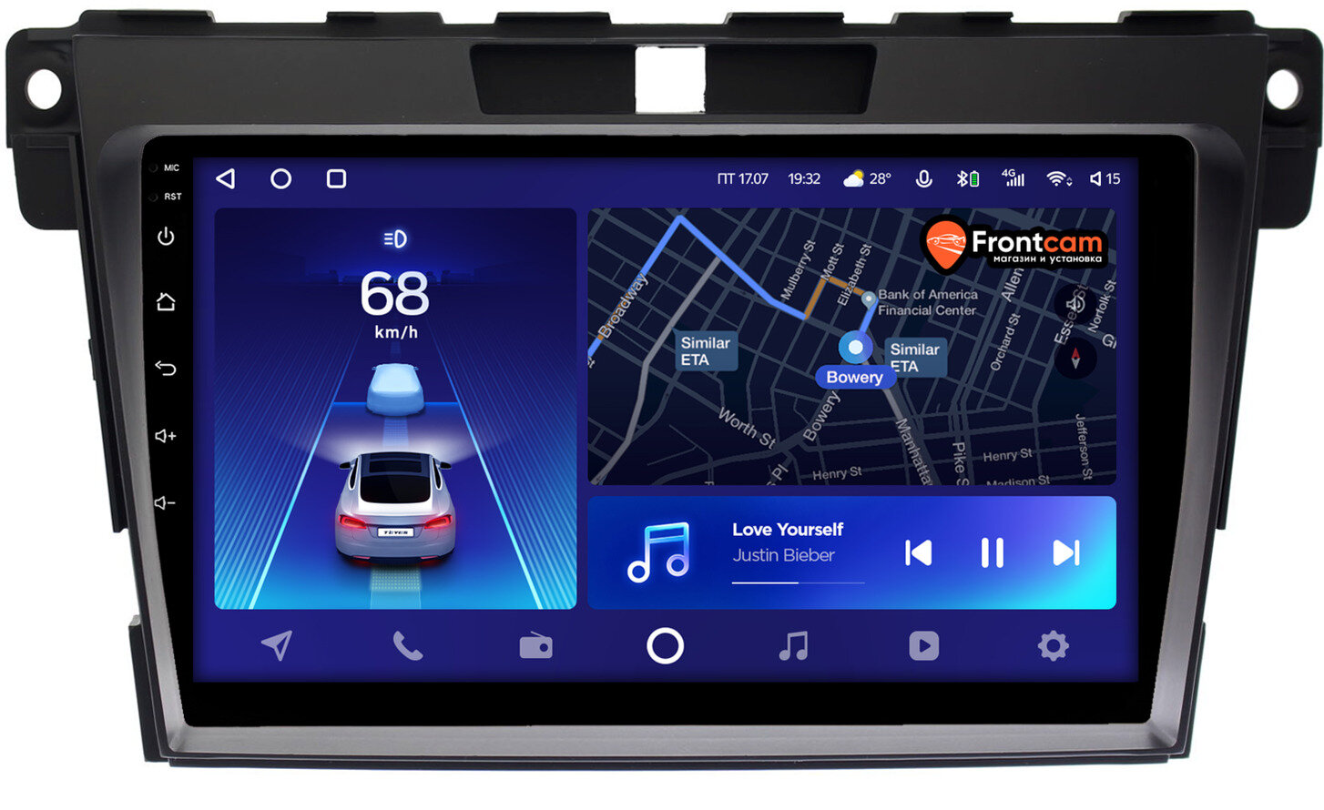 Штатная магнитола Mazda CX-7 2006-2012 Teyes CC2 PLUS 6/128 9" RM-9073 Android 10 (4G-SIM, DSP, QLed)