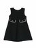 Платье Elisabetta Franchi Crepe mini dress, размер 4 года, черный