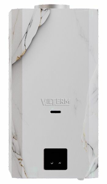 Газовая колонка VilTerm E11 Белый мрамор (электронная модуляция)
