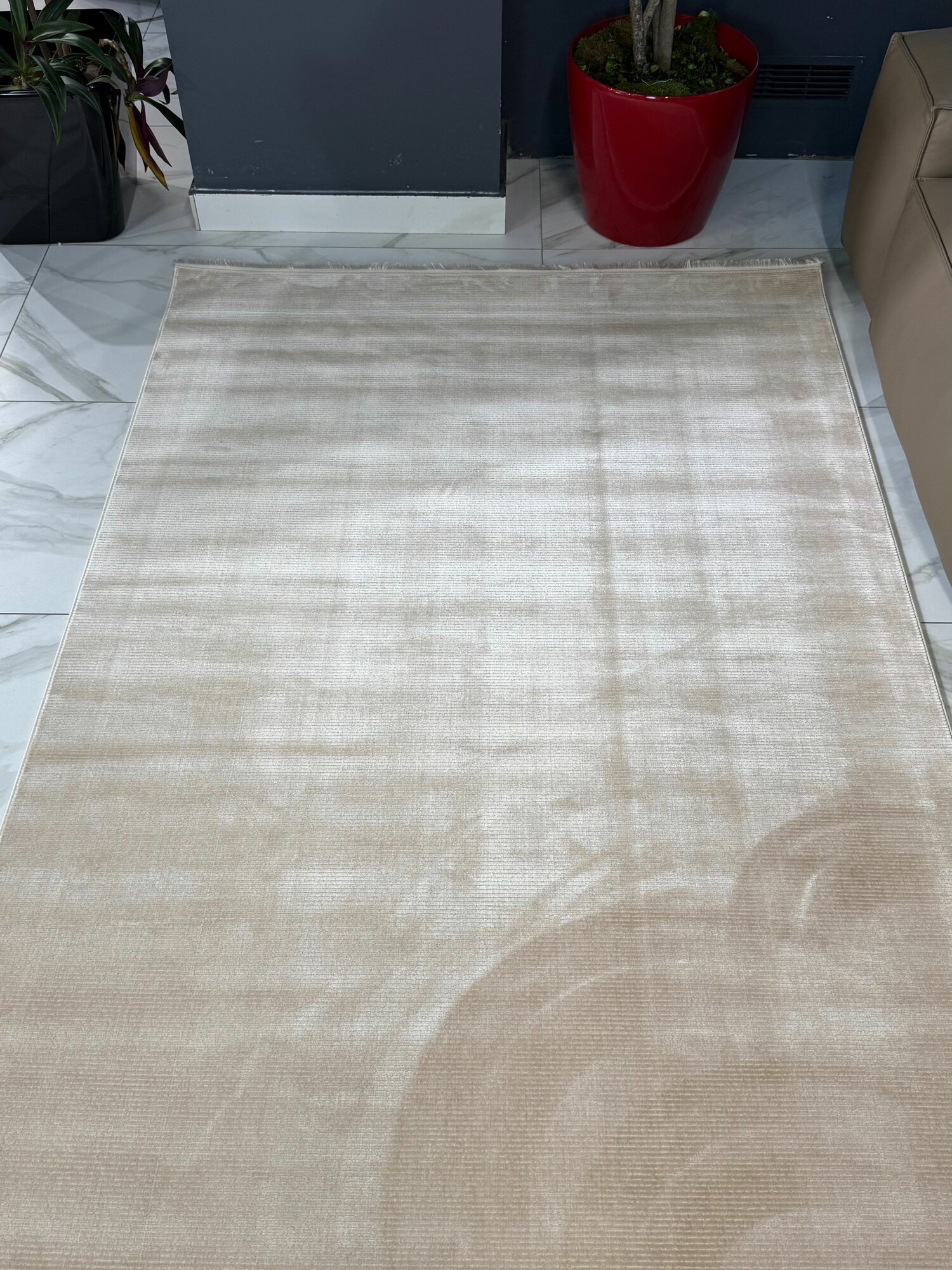 Ковер прямоугольный высокоплотный натуральный PREMIUM-коллекции иранский дизайнерский 2,5 х 3,5 м, шёлк и хлопок, шёлковый блеск, размер 250 на 350 см высокого качества