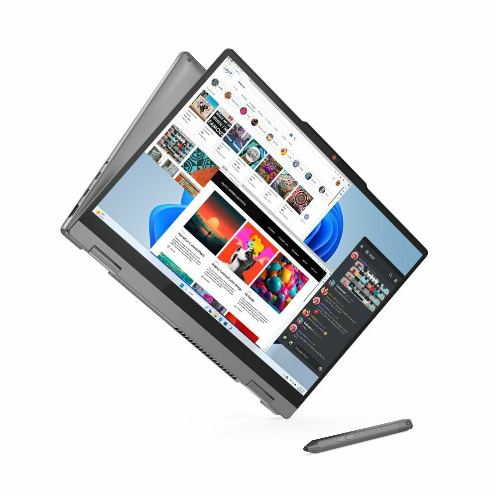 Ноутбук Lenovo IdeaPad 5 2-in-1 14IRH9 Intel Core i5-13420H/16Gb (soldered D5)/SSD1Tb/UMA/14"/IPS/Touch/WUXGA/1920x1200/60Hz/NoOS/Luna Grey/1.6kg