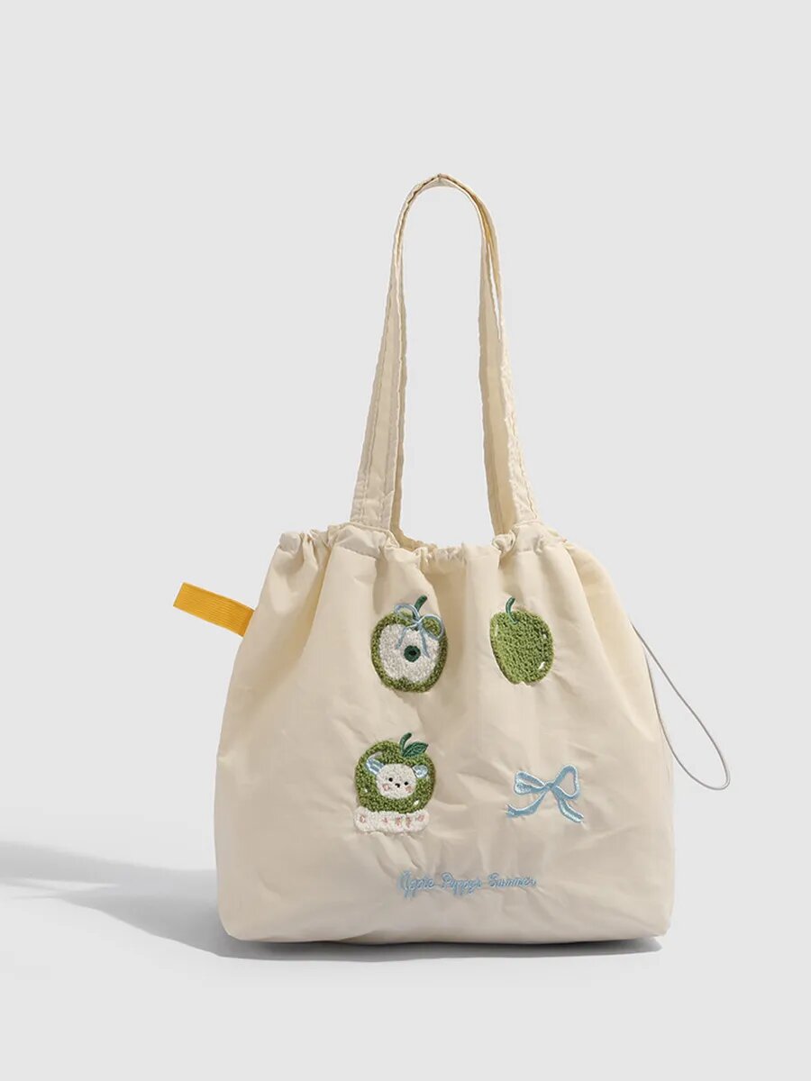 Милая вышитая универсальная художественная сумка через плечо