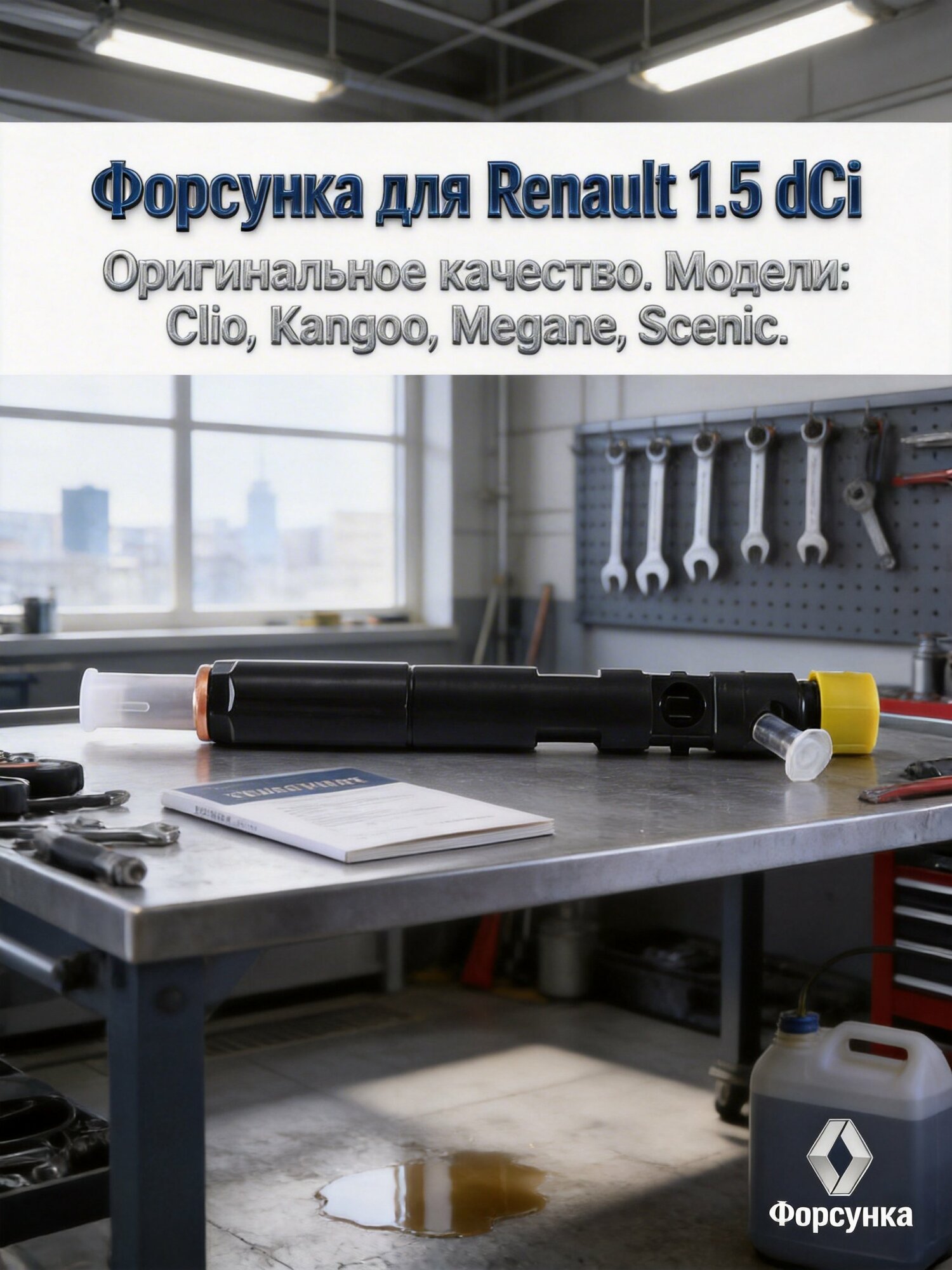 Форсунка дизельного топлива EJBR01801A EJBR01801Z, инжектор Common Rail для Renault Clio Kangoo Megane Scenic 1.5 dCi прямая замена