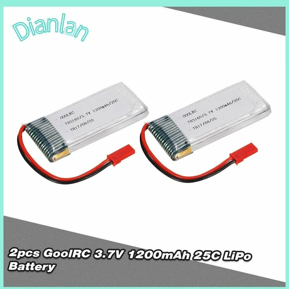 Акумулятор GoolRC 3.7V 1200mAh 25C, удобный и эффективный, для моделей Walkera и SYMA