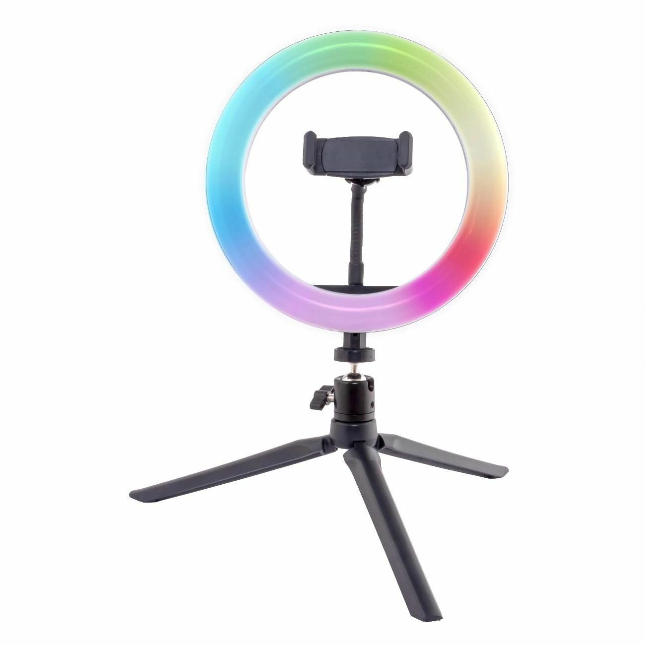 Лампа кольцевая Rekam RL-20 LED RGB TABLE Kit