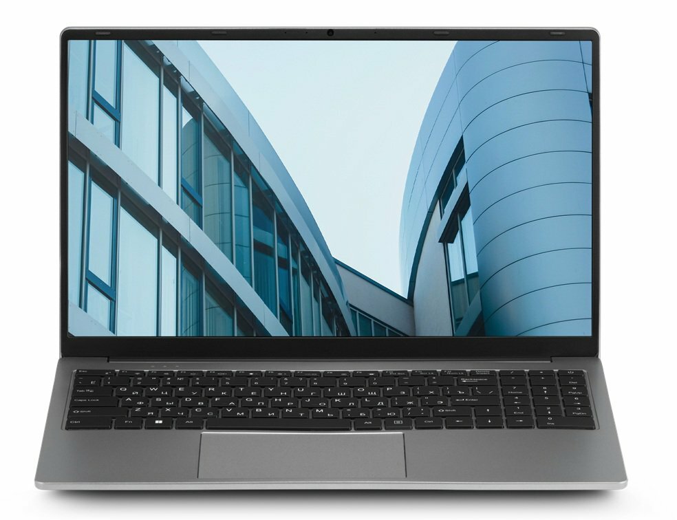 Ноутбук 15.6 Azerty RB-1553-256 120-0834 FHD IPS/Intel N100/16Gb/SSD256Gb/W11Pro/светло-серый