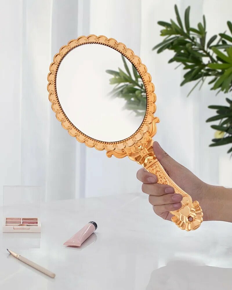 Зеркало косметическое, 11.5 см х 25 см, 1 шт