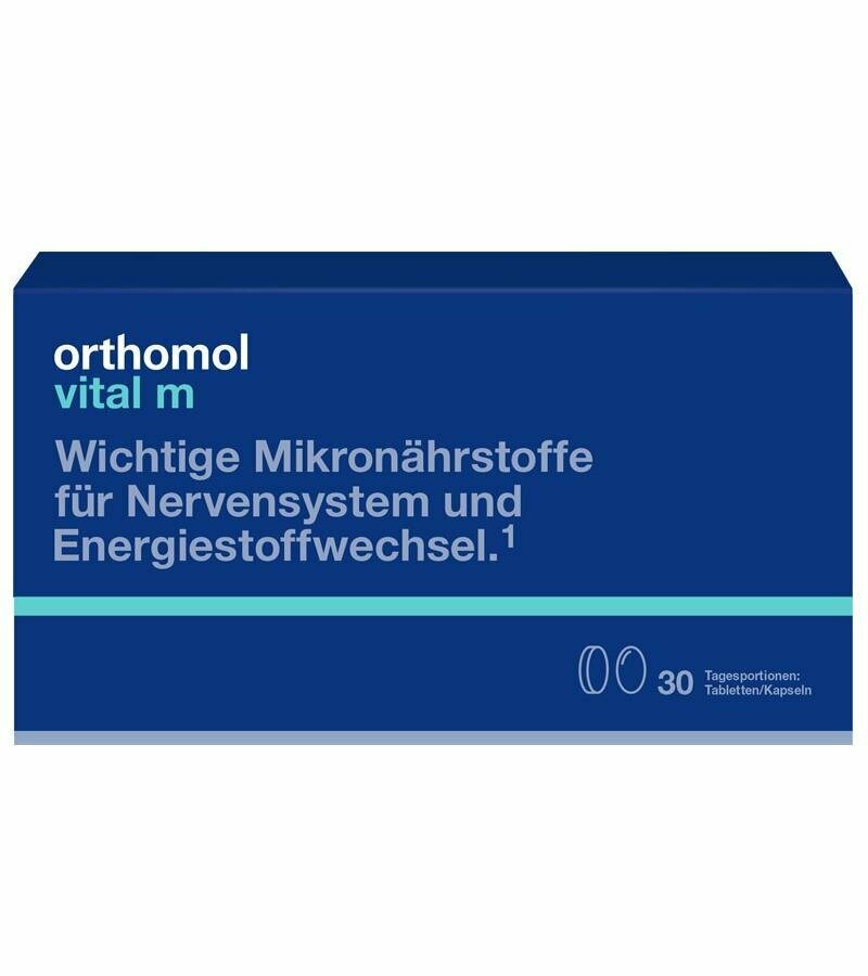 Ортомоль Витал м, таблетки + капсулы на 30 дней, Orthomol Vital m