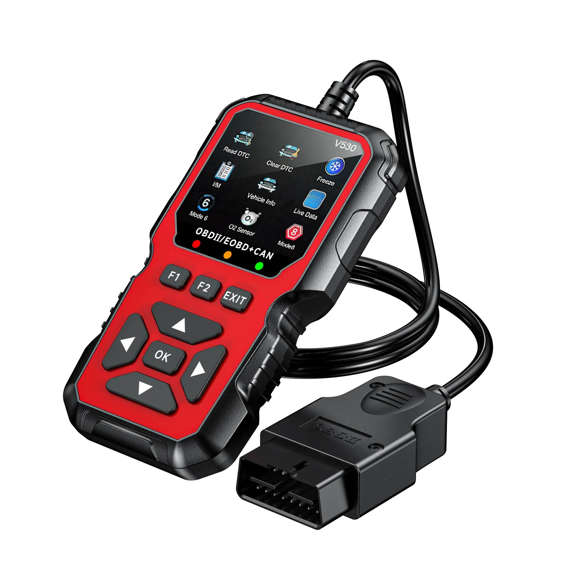 Диагностический Прибор V530 Для Автомобилей С Питанием От USB, Полнофункциональный Тестер OBD II