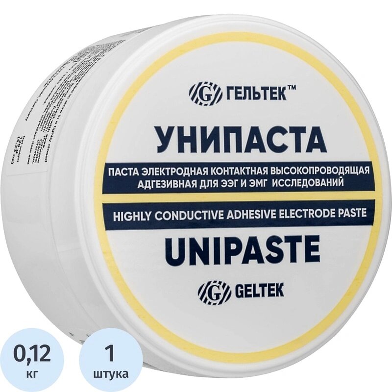 Паста электродная контактная высокопроводящая адгезивная Гельтек Унипаста 120 г