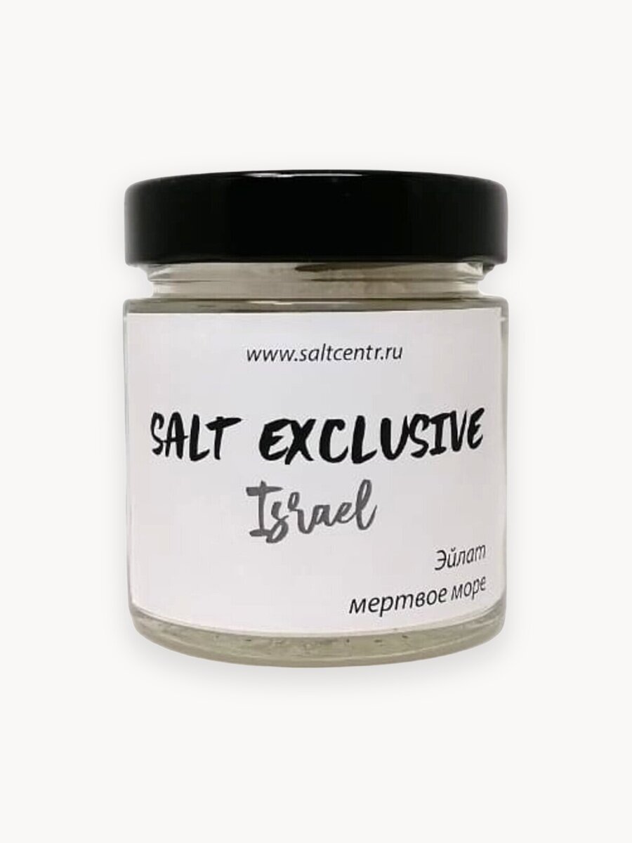 Соль SALT EXCLUSIVE Israel (Эйлат, мертвое море), 200 грамм, стекло
