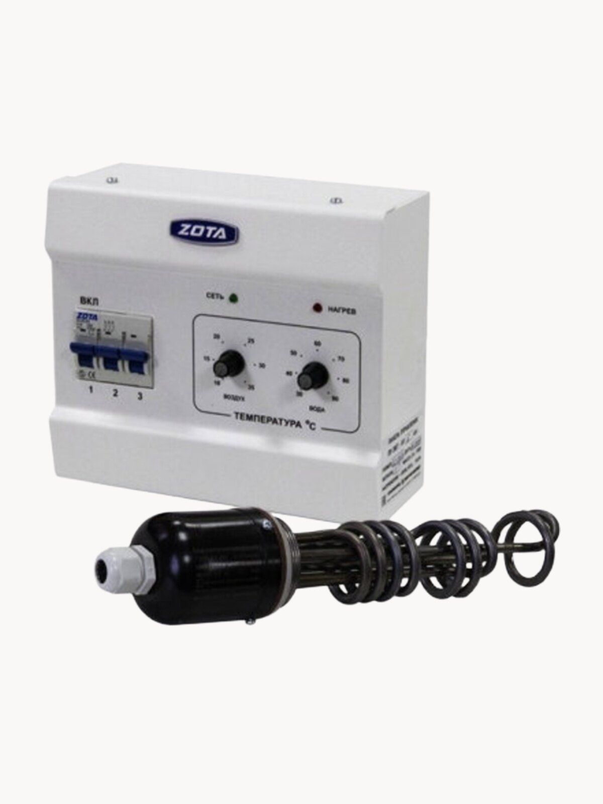 Комплект подключения Zota ТЭНБ-6 кВт(2") к ТТ котлам (без кабеля)