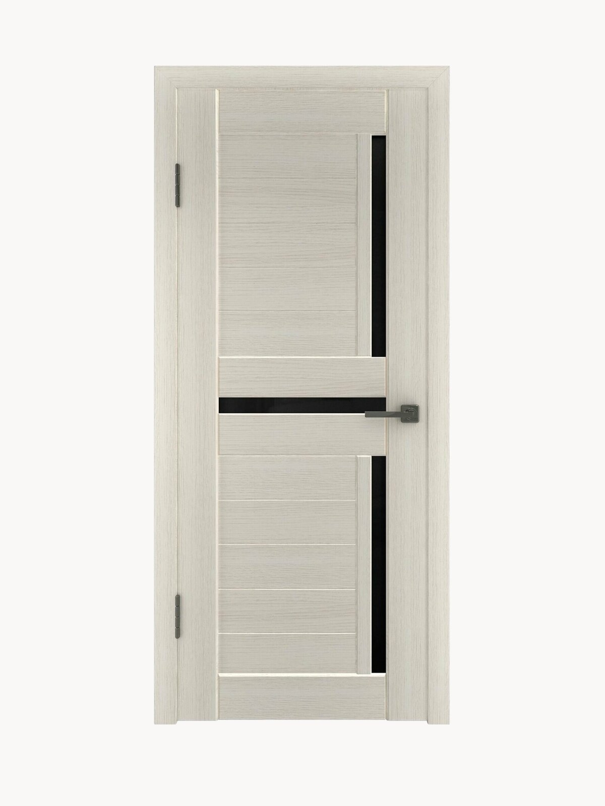 Межкомнатная дверь Глатум X16 остекленная Дуб беленый 80х200 cм