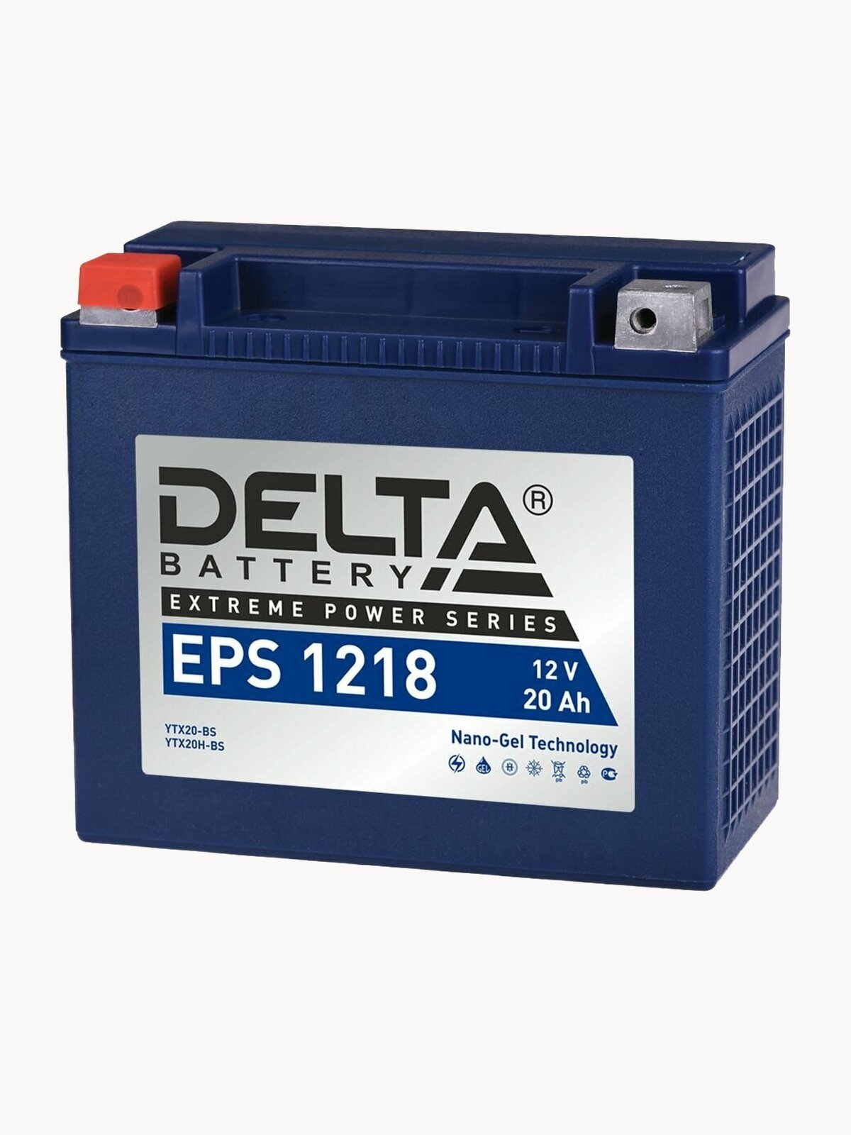 DELTA EPS 1218 Аккумуляторная батарея для мототехники (YTX20-BS, YTX20H-BS)