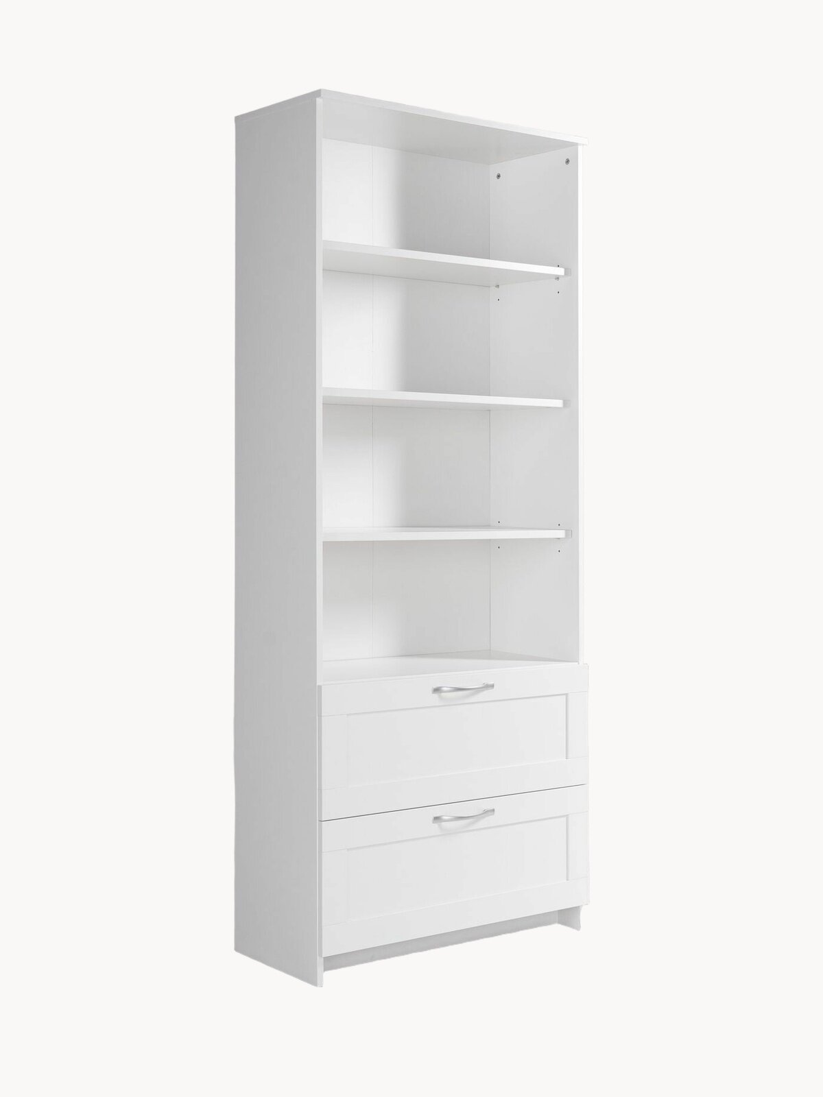 Стеллаж Сириус, 2 ящика, 78х35х190 см, белый, ГУД лакк