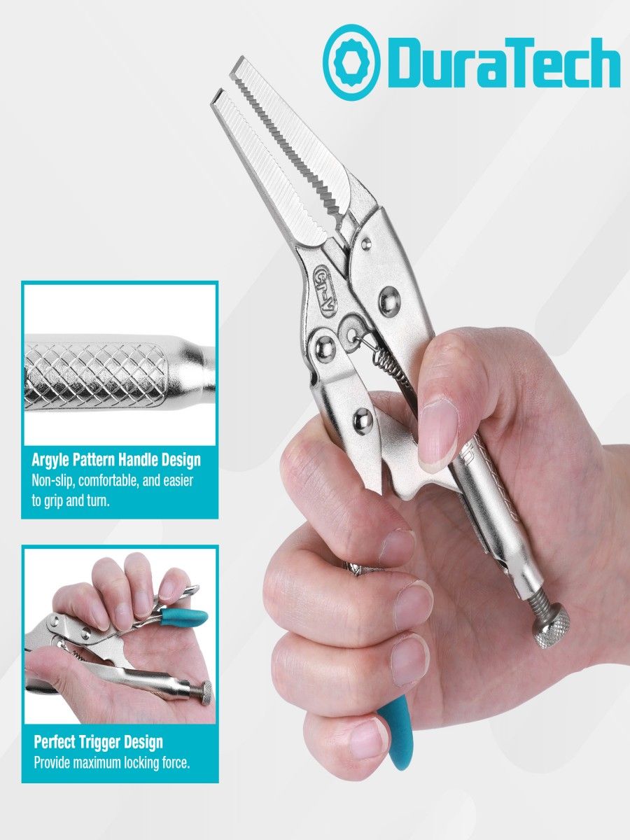 DURATECH 14cm Плоскогубцы с длинными губками длинногубцы