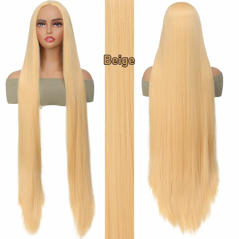 Аниме парик длинный, нейтральный, для косплея 100 см