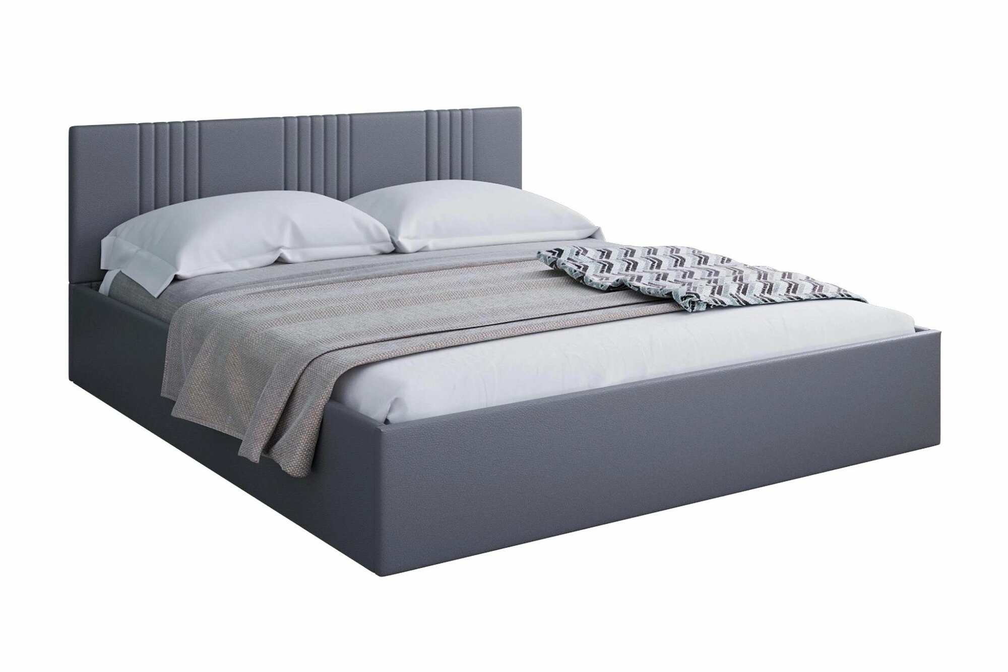 Кровать Амелия серая