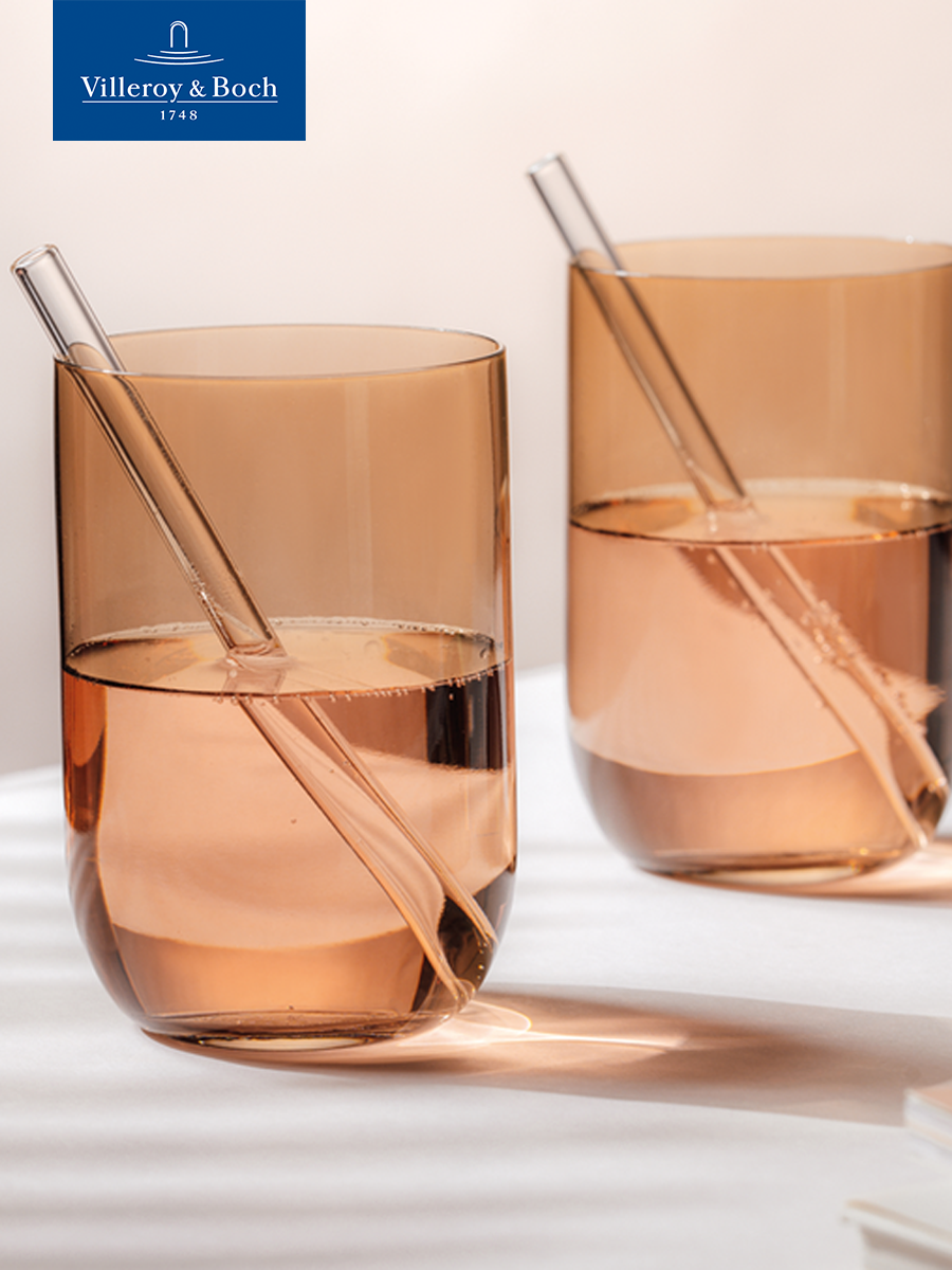 Набор высоких стаканов 2 шт, 385 мл, Like Clay, like. by Villeroy & Boch, Хрустальное стекло