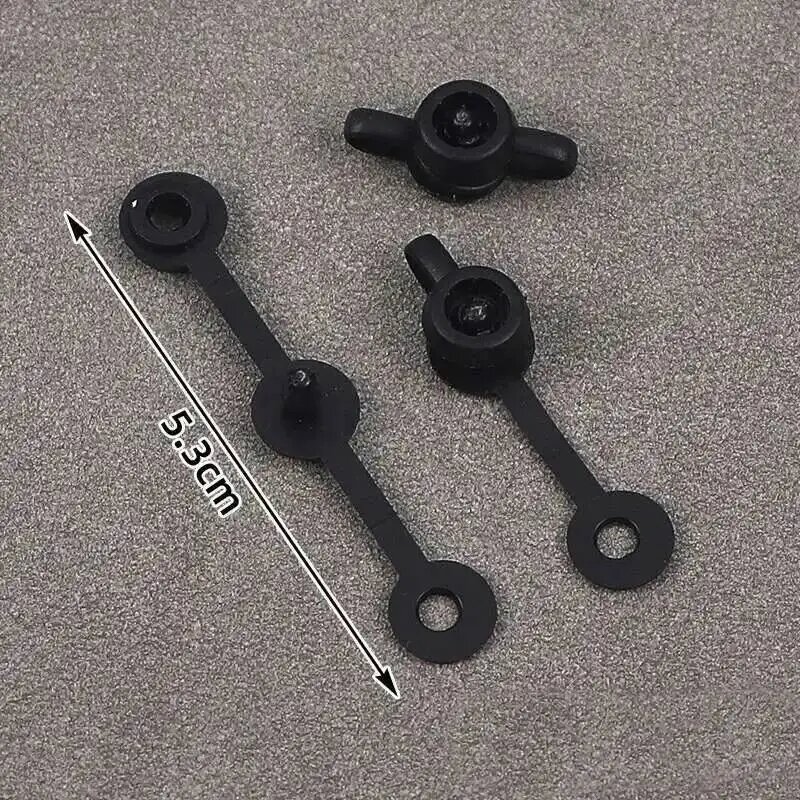 Пластиковые кнопки-брелоки Loripos Черный, A