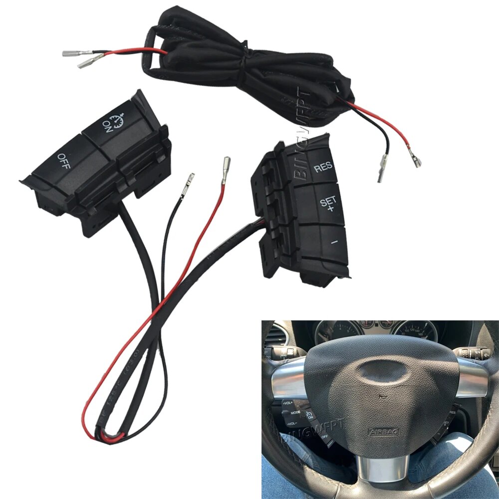 BINGWFPT переключатель круиз-контроля, система управления скоростью для Ford Focus 2005-2011, многофункциональный кнопочный переключатель на руле