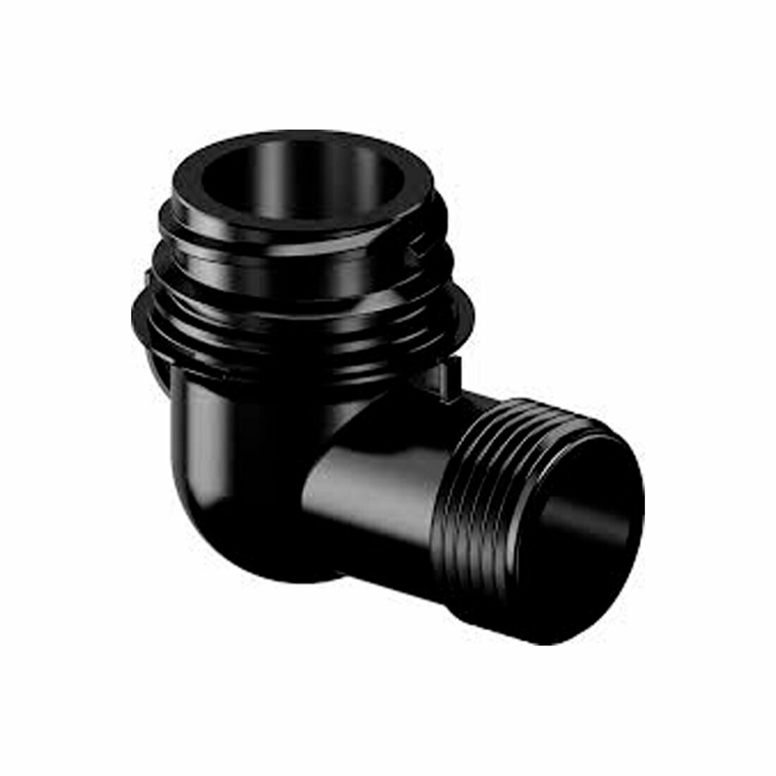 Угольник для коллектора Uponor PPM 1" PPSU 3/4"НР '20С, цвет черный