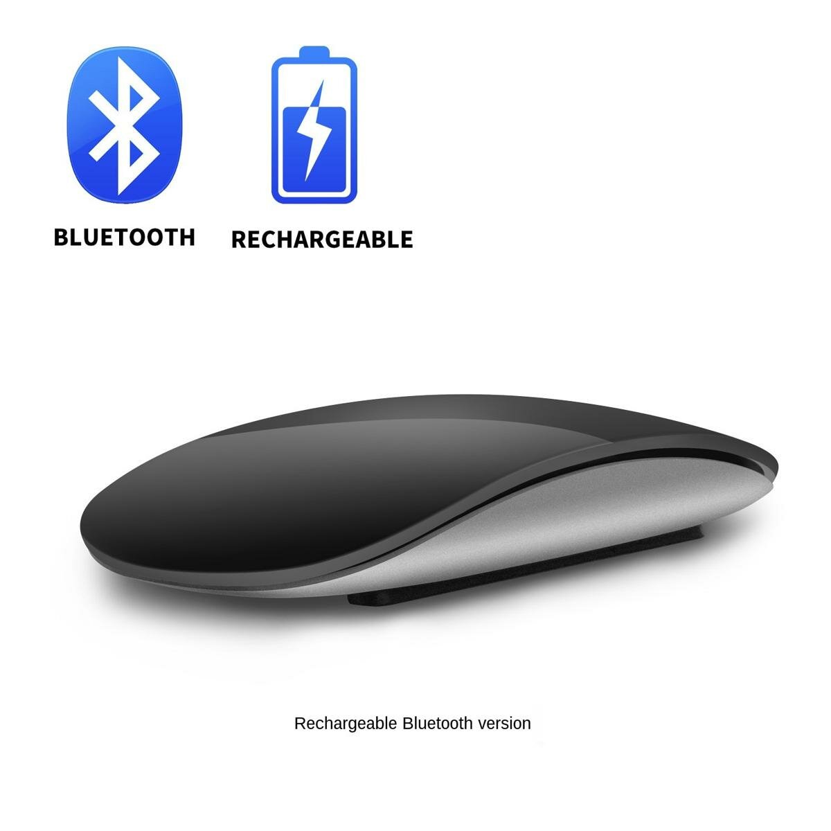 Bluetooth 5.0 Magic беспроводная мышь перезаряжаемая сенсорная ультратонкая мышь 1600DPI Mause для ноутбука