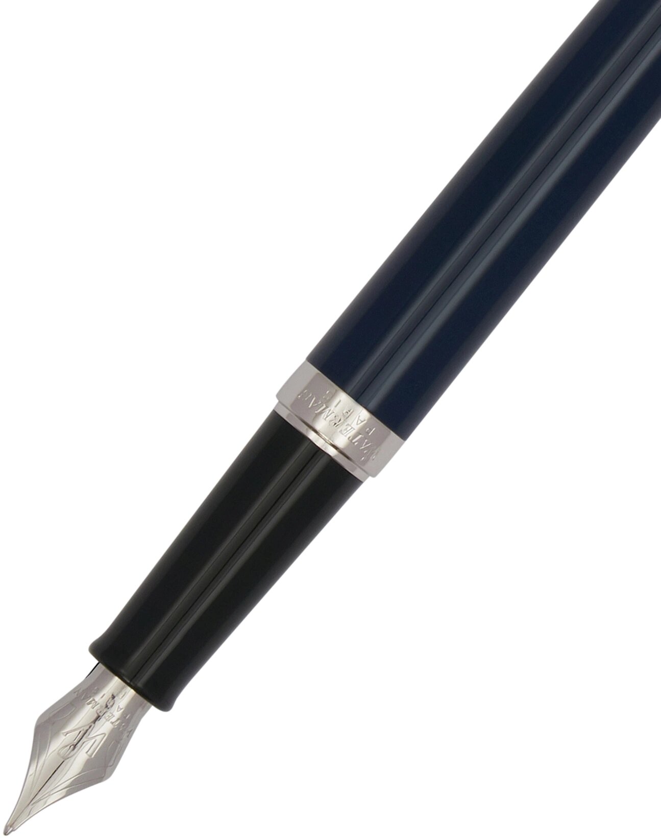 Ручка перьев. Waterman Hemisphere Colour Blocking (2202847) Blue/Black CT F ст. нерж. подар. кор.