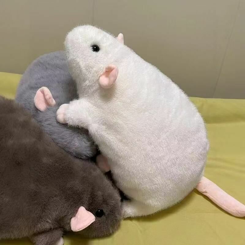 Мягкая игрушка "Крыс-проказник" большая, для розыгрышей