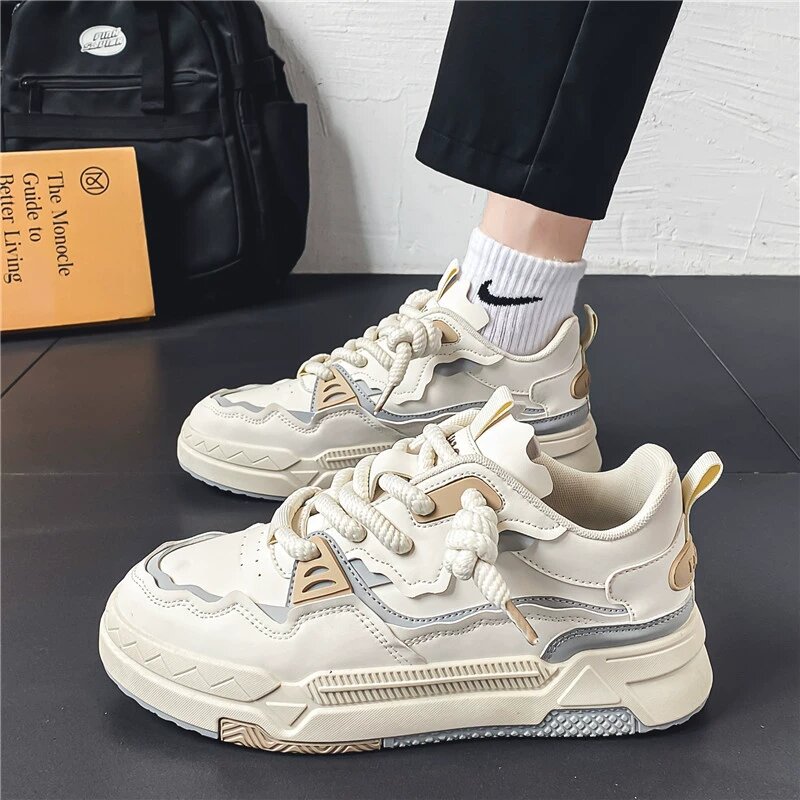 MOOCIE Мужская обувь 2025 года, новинка лета, теплые бархатные хлопковые туфли, молодежные универсальные повседневные кроссовки, спортивные белые модные туфли из бархата