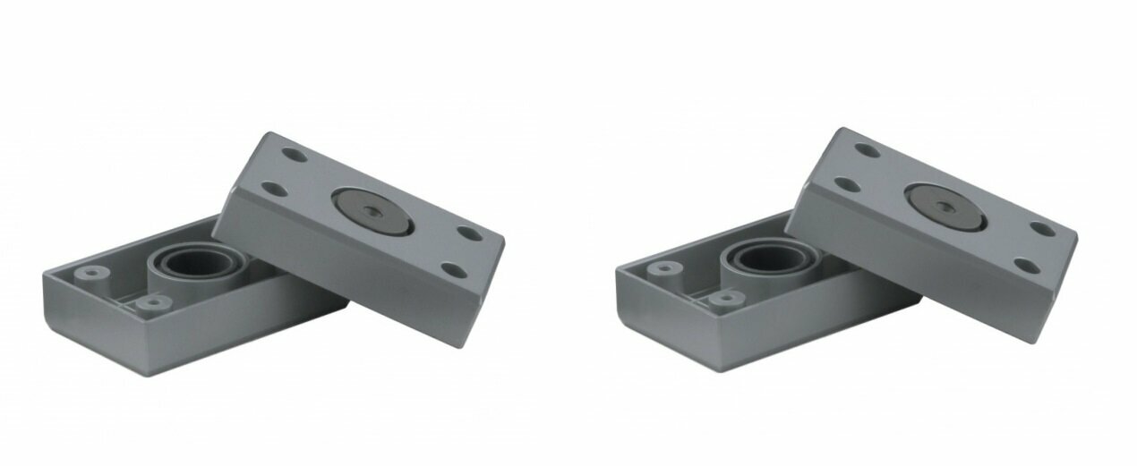 Опора регулируемая №1 металлик FG, 88х54х20 мм, (комплект 4 шт)