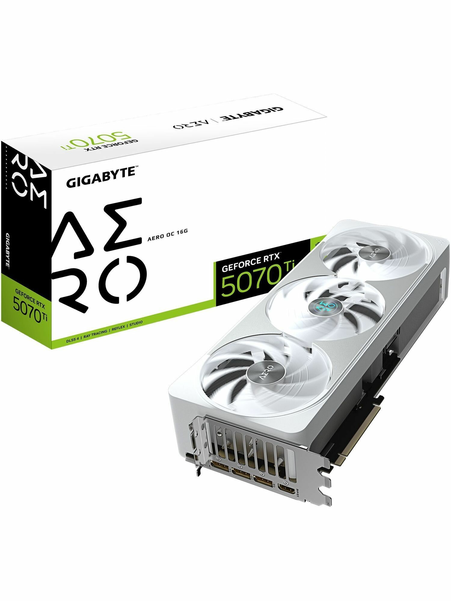 Видеокарта GIGABYTE GeForce RTX 5070 Ti Gigabyte AERO OC 16Gb