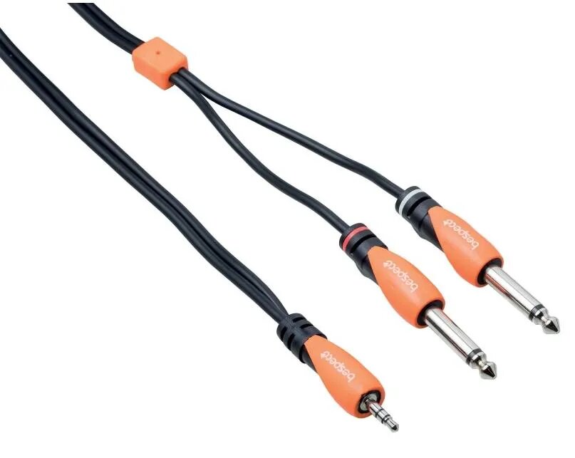 Кабель miniJack-2Jack Bespeco SLYMSJ300 3 m