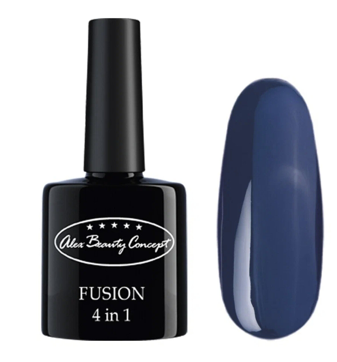 Alex Beauty Concept гель лак для ногтей FUSION 4 IN 1 GEL, 7.5 мл, цвет темно-синий
