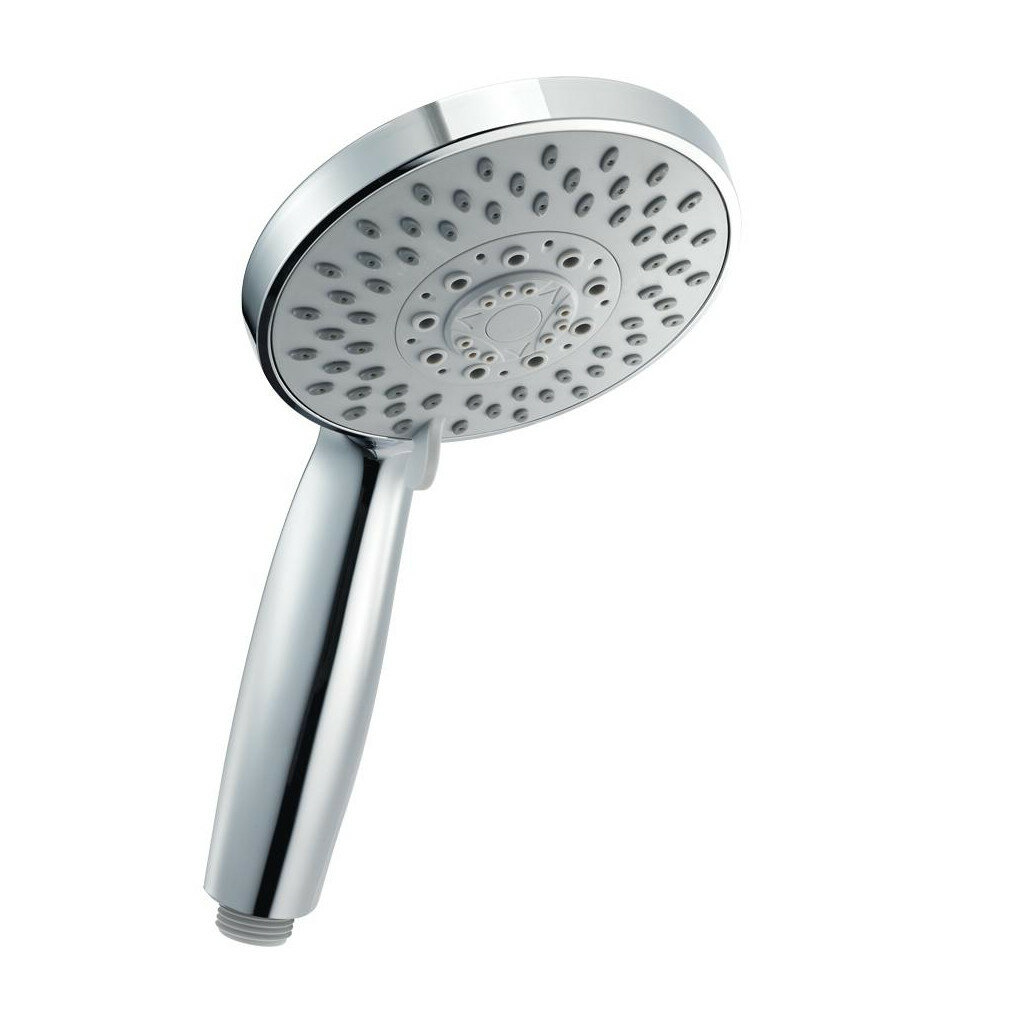 Лейка для душа Olive's D155 ABS-пластик, покрытие никель-хром, душевая лейка Touch Clean, 5 режимов