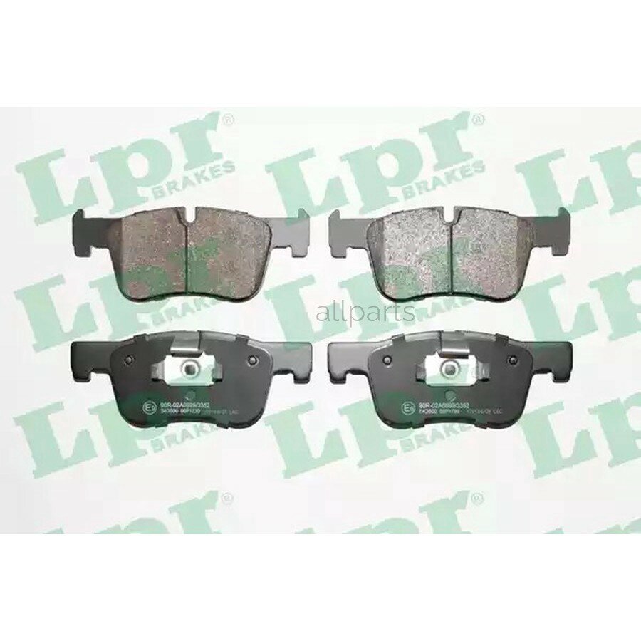 LPR 05P1739 Колодки тормозные BMW 1 F20/21 /3 F30/34/35 /4 F32/36 передние