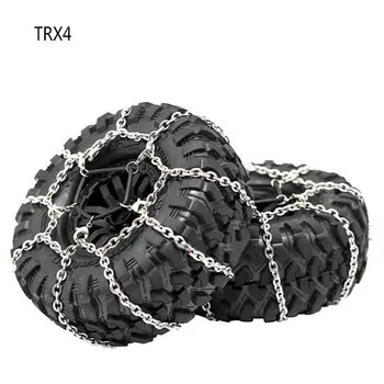 2 шт. 1/10 гусеничная стальная цепь противоскольжения для шин 1,9 1:10 радиоуправляемый автомобиль багги грузовик