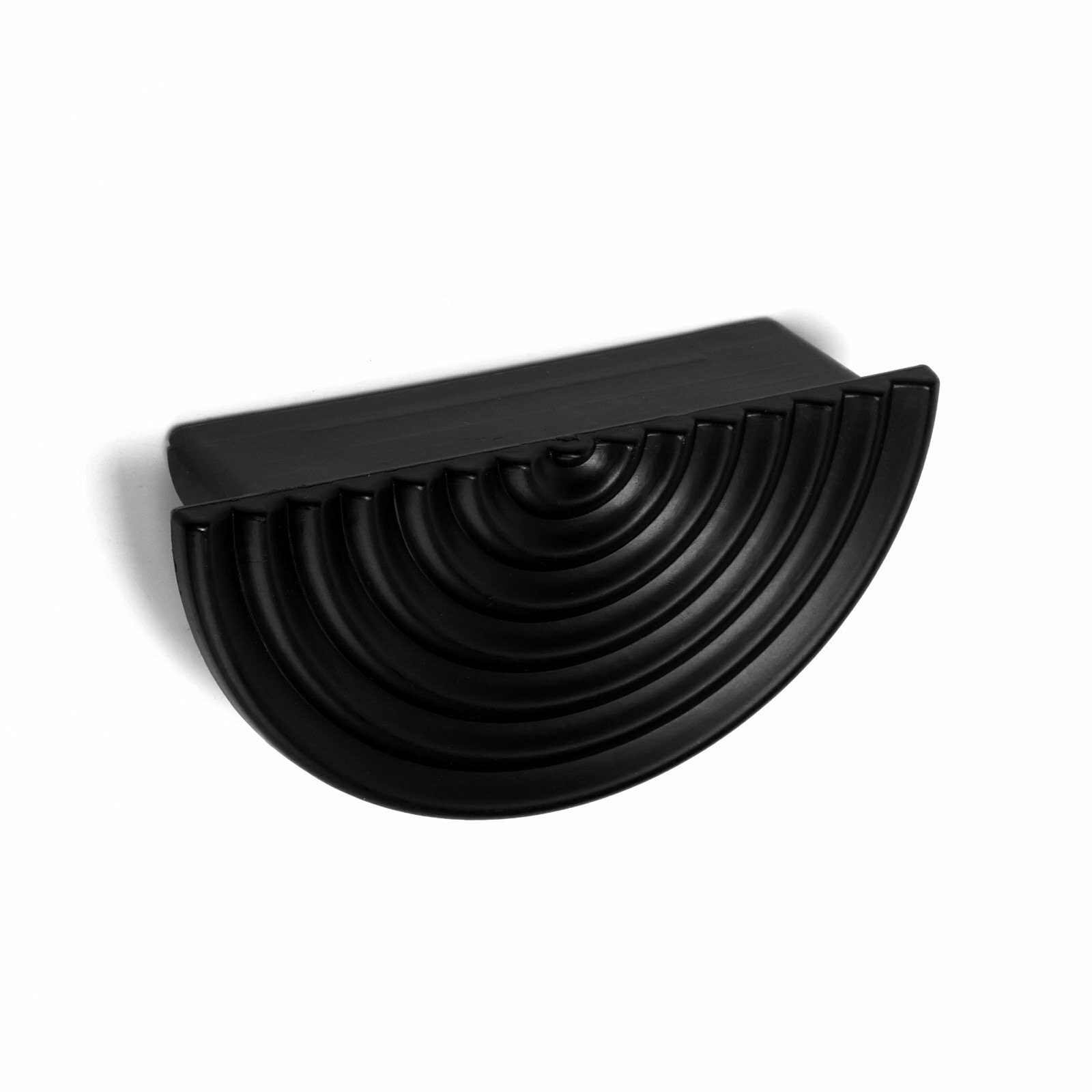 Ручка-скоба PK108, м/о 64 мм, пластик, цвет черный, цвет: чёрный