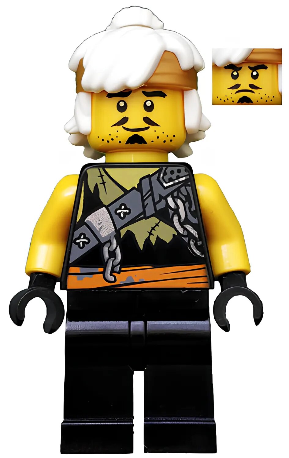 Минифигурка Lego Ninjago Wu Teen (Sensei Wu) (Dragon Hunter Disguise) njo467 U
