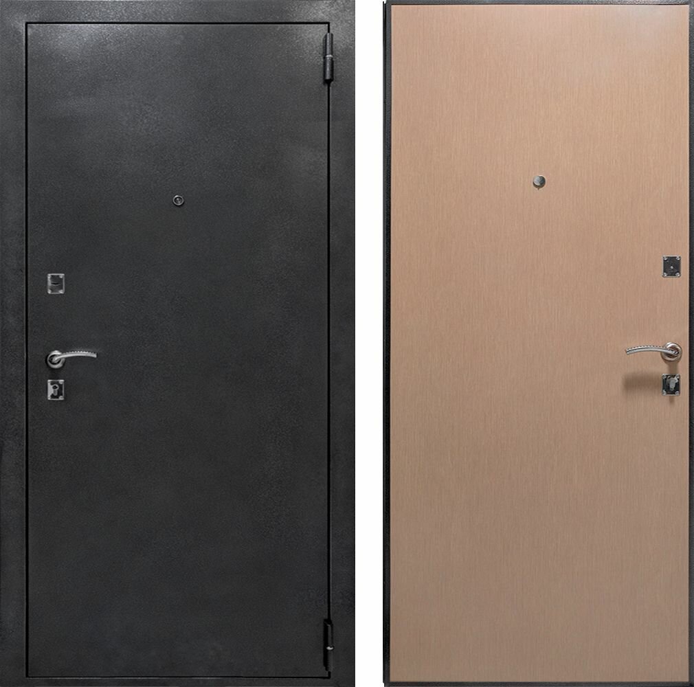 Входная дверь Делиния-70 Меламин 860х2050 Левая