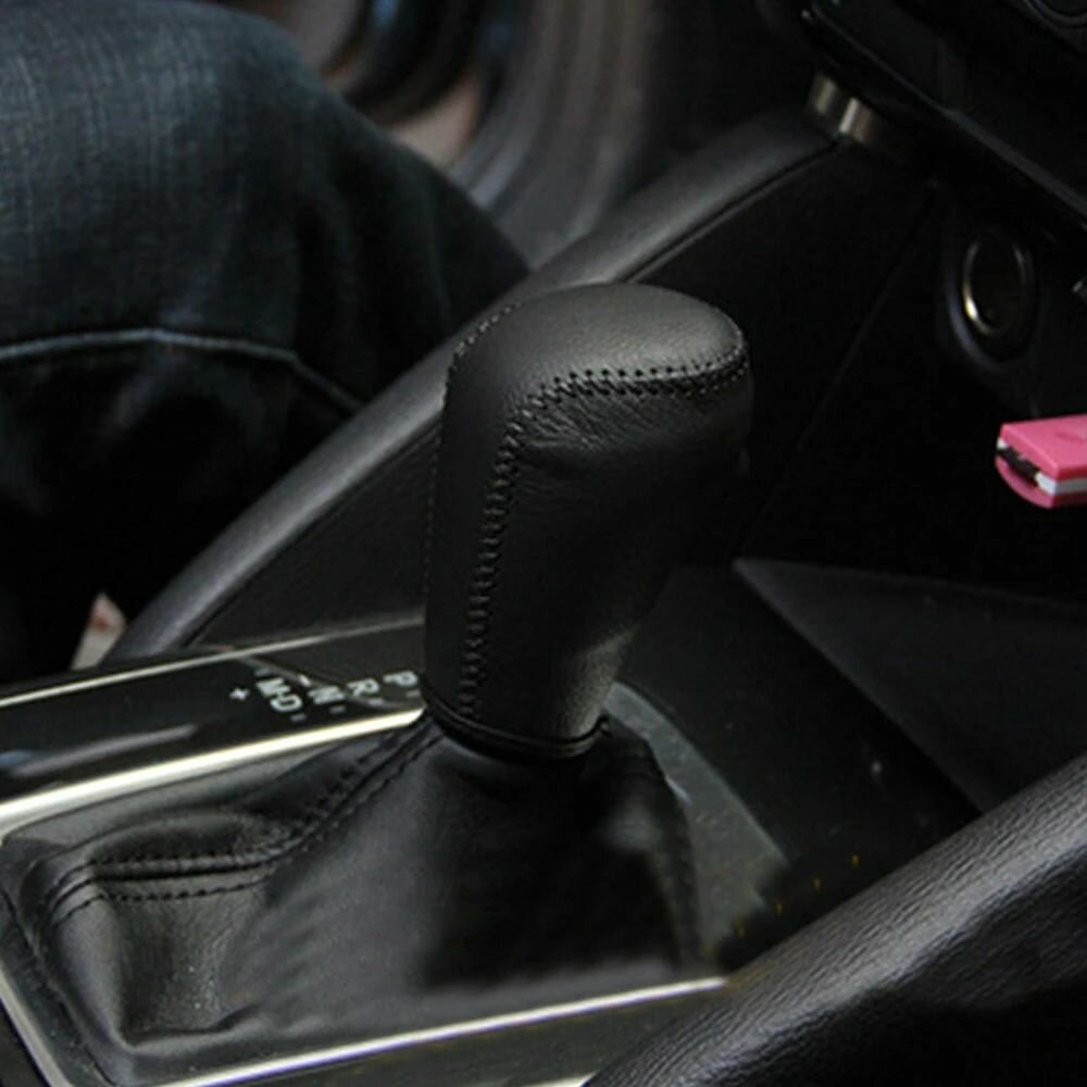 Чехол для ручки переключения передач Mazda 2 3 6 Mazda3 Axela Atenza CX-5 CX-3 CX3 CX5 CX8 CX9 AT, кожаные аксессуары коробки .