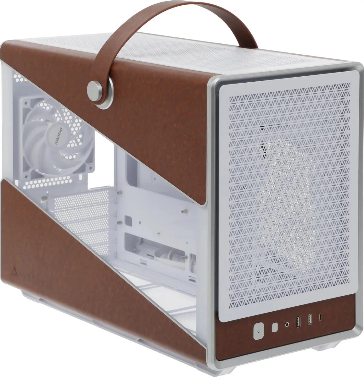 Корпус Montech Heritage (W) белый без БП mATX 120mm 140mm USB3.0 audio bott PSU